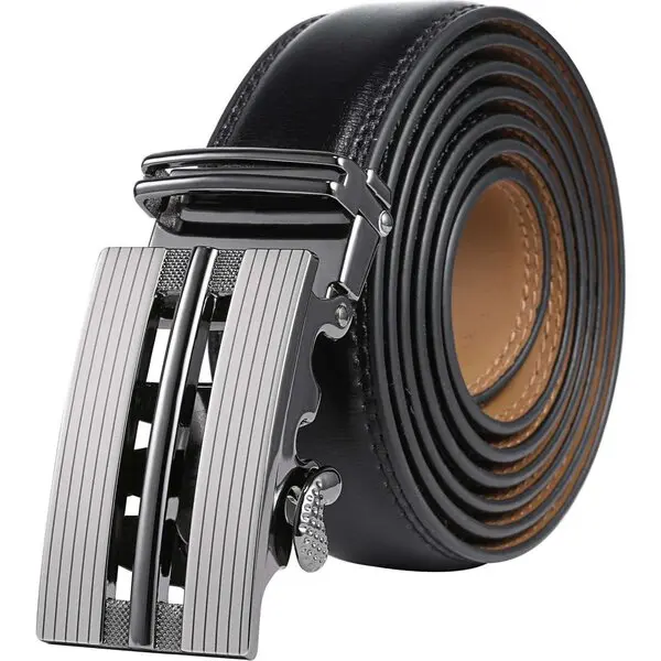 MIO MARINO Signature Leather Ratchet Belt - Sentinel