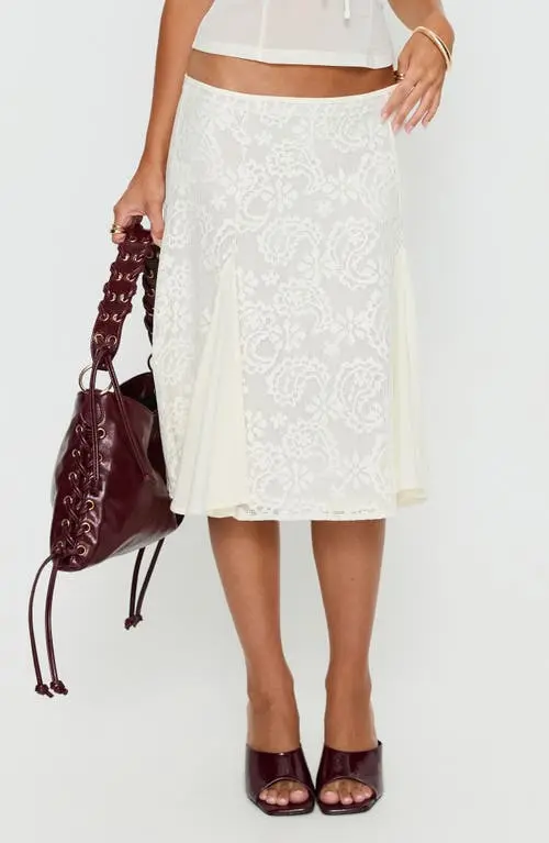 Princess Polly Quani Lace Midi Skirt