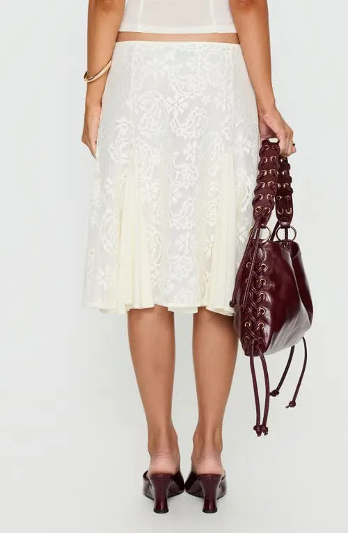 Princess Polly Quani Lace Midi Skirt