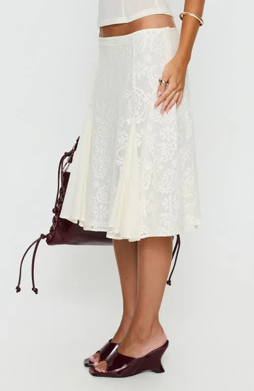 Princess Polly Quani Lace Midi Skirt