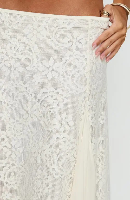 Princess Polly Quani Lace Midi Skirt