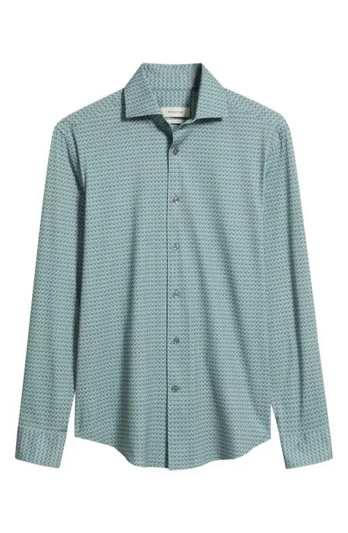Bugatchi Devon Ooohcotton® Tech Patterned Shirt