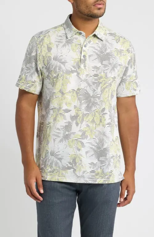 Tommy Bahama Costa Wave Vines Seersucker Stripe Islandzone® Polo - Turbulence