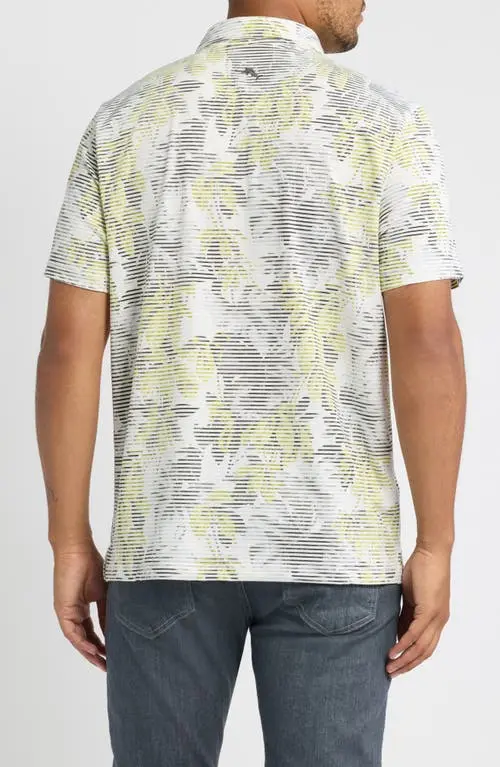 Tommy Bahama Costa Wave Vines Seersucker Stripe Islandzone® Polo - Turbulence