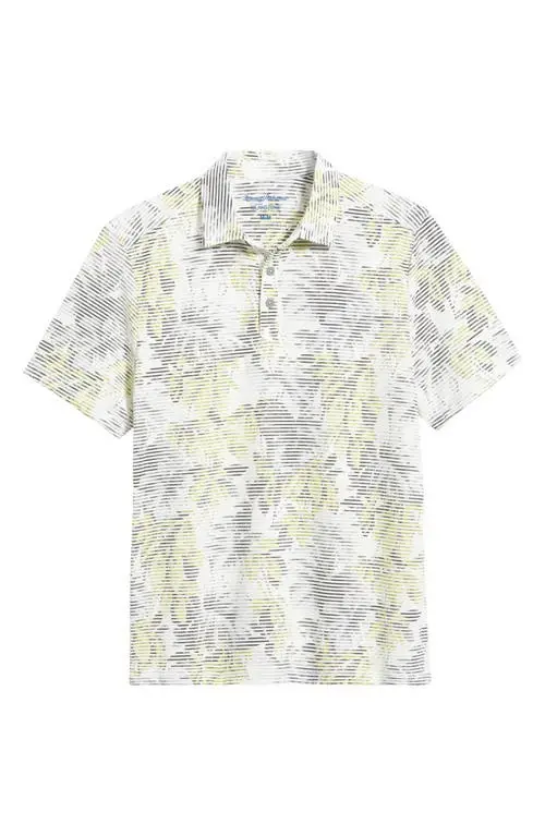Tommy Bahama Costa Wave Vines Seersucker Stripe Islandzone® Polo - Turbulence