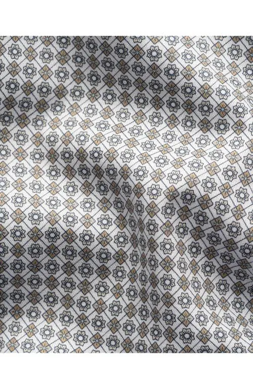 Eton Slim Fit Micro Print Cotton Shirt