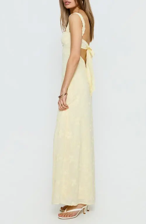 Princess Polly Maisone Floral Embroidered Maxi Dress
