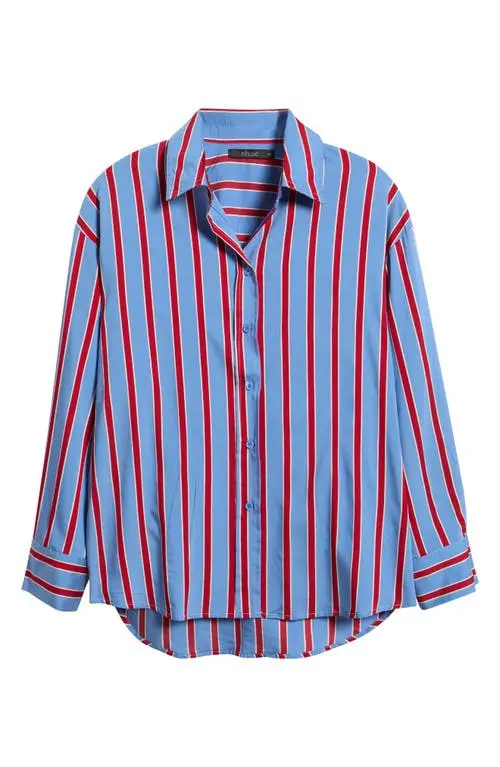 Deluc Semeru Stripe Poplin Button-up Shirt - Striped Sky
