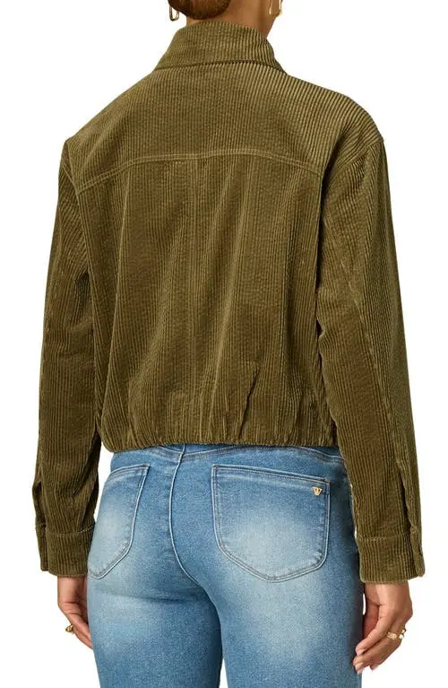 Wit & Wisdom Cotton Corduroy Cropped Jacket