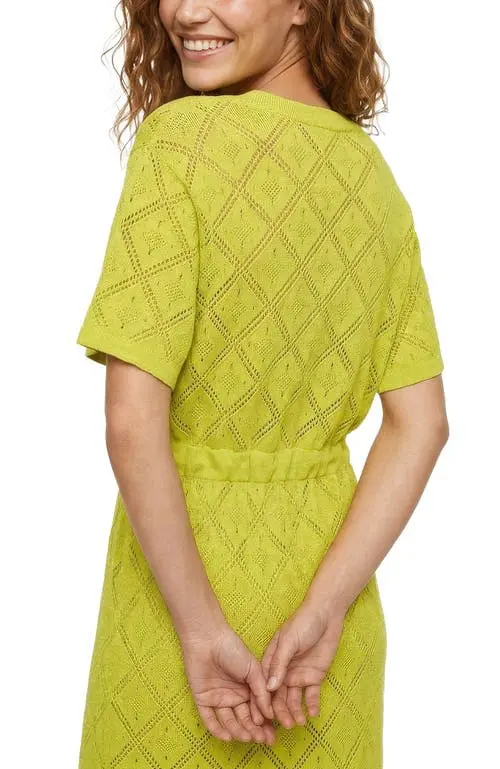 RAFFYA Santorina Knitted Midi Dress