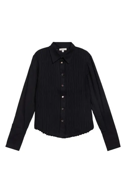 DIOTIMA Mito Bias Tape Cotton Button-up Shirt