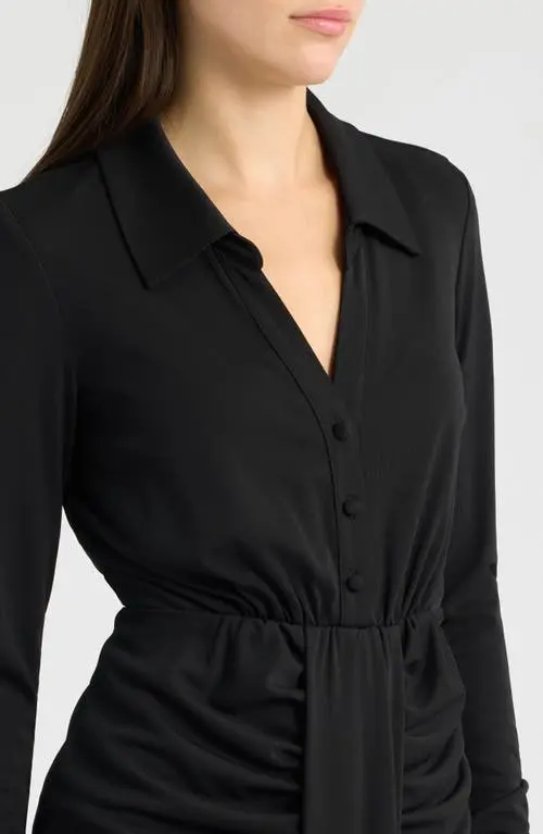 Julia Jordan Ruched Midi Dress