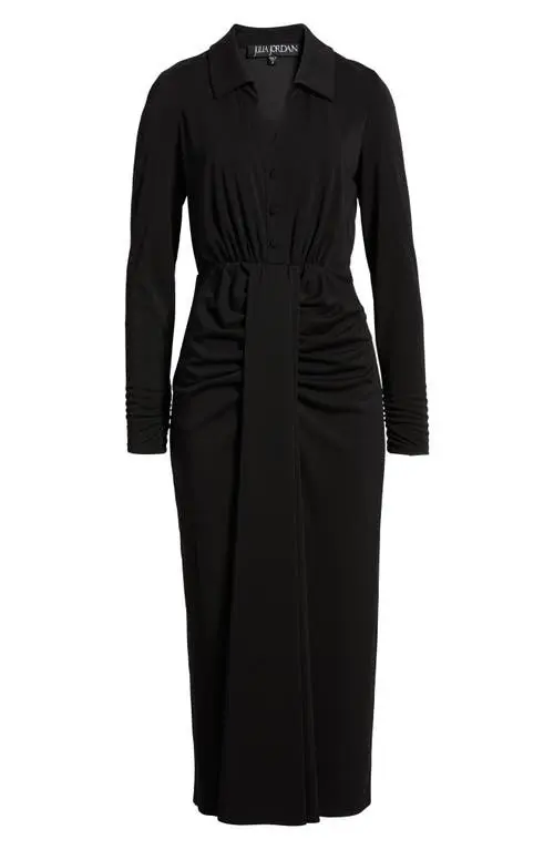 Julia Jordan Ruched Midi Dress