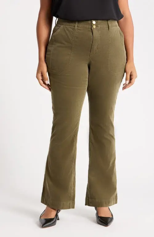 Wit & Wisdom Corduroy Flare Leg Pants