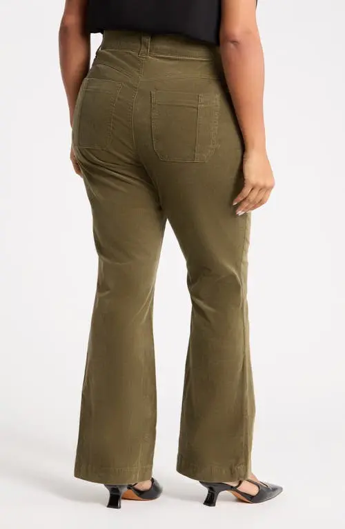 Wit & Wisdom Corduroy Flare Leg Pants