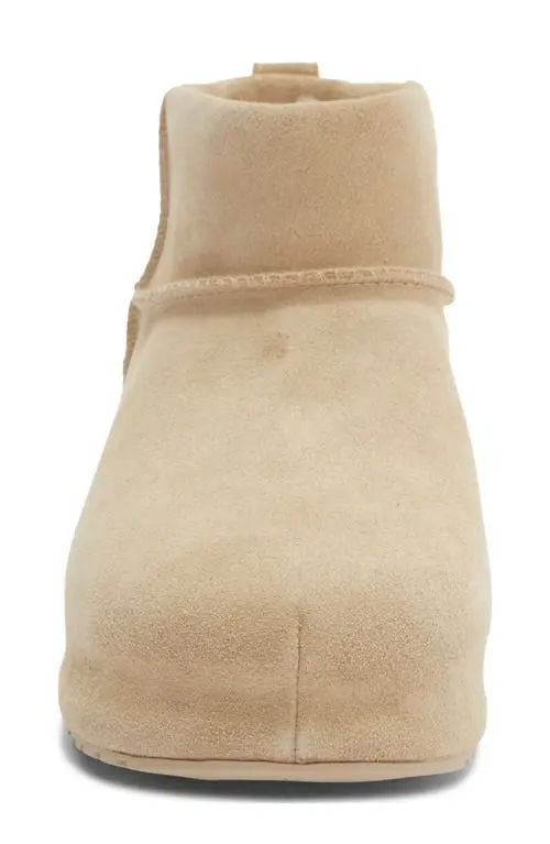 UGG Classic Mini Enwrap Genuine Shearling Leather Boot - Mustard Seed