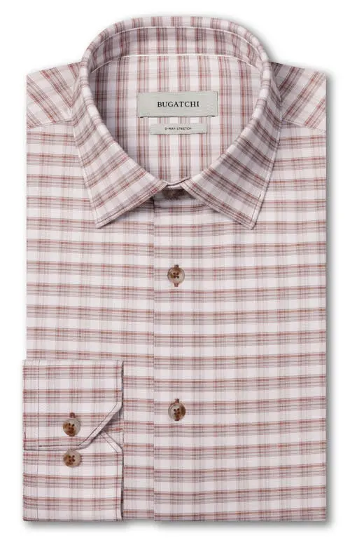 Bugatchi James Plaid Ooohcotton® Shirt - Sienna