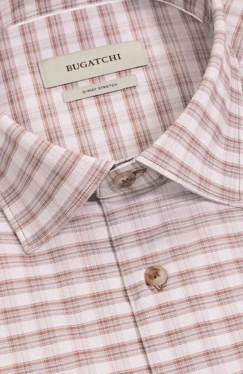 Bugatchi James Plaid Ooohcotton® Shirt - Sienna