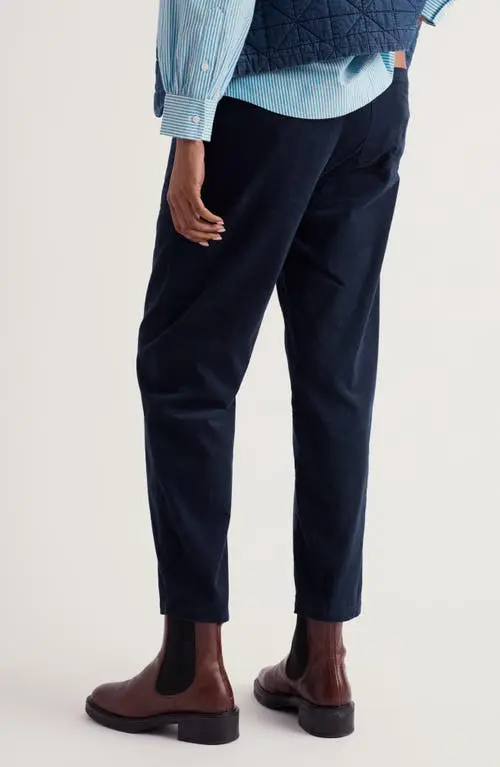 SEASALT CORNWALL Corduroy Crop Pants - Maritime