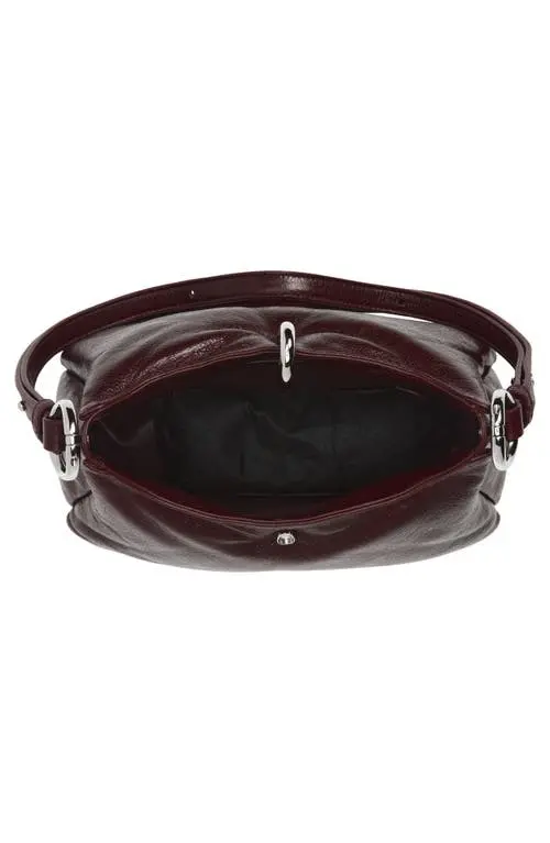 Rabanne Lambskin Leather Shoulder Bag With Metal Bar Detail