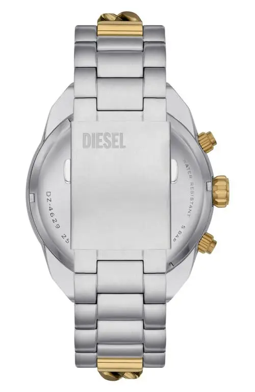 DIESEL® Spiked Chronograph Two-tone Bracelet Watch