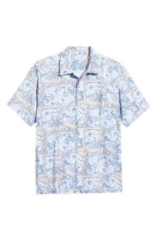 Tommy Bahama Coastal Ease Isle Explorer Islandzone® Short Sleeve Button-up Shirt