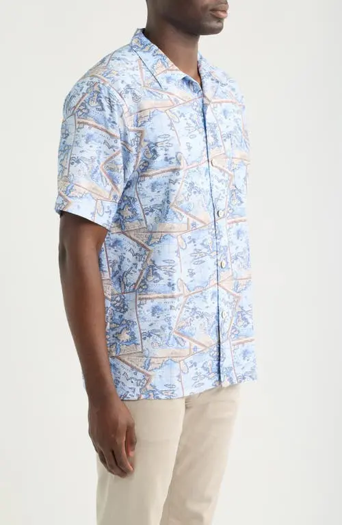 Tommy Bahama Coastal Ease Isle Explorer Islandzone® Short Sleeve Button-up Shirt
