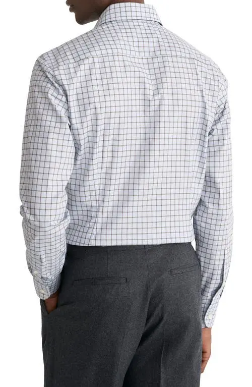 Eton Contemporary Fit Checked Dress Shirt