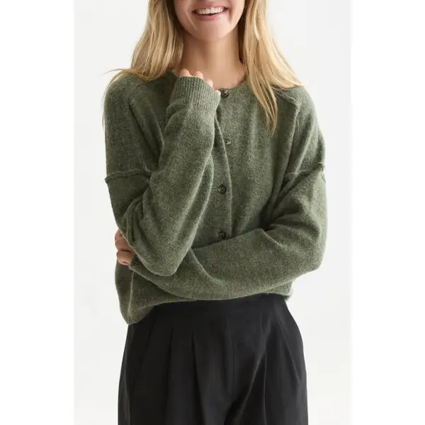 Scotch & Soda Fuzzy Relaxed Fit Cardigan