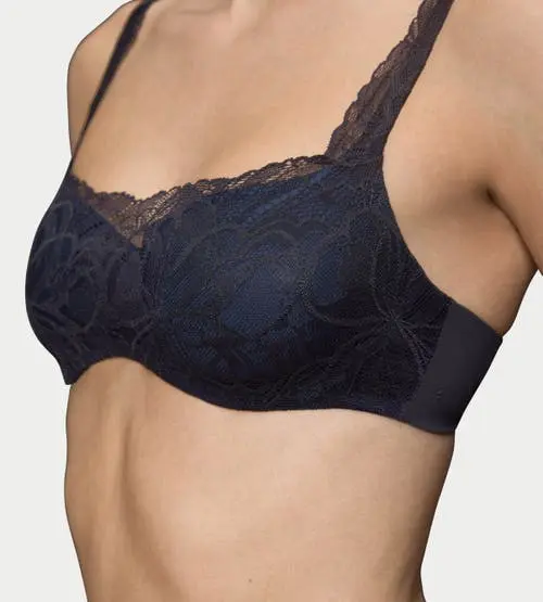 TRIUMPH Body Make-up Illusion Lace Balconette Bra - Woodrose