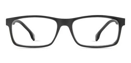 ONE:1 Rectangle Full Rim Reading Glasses - Matte Black