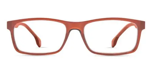 ONE:1 Rectangle Full Rim Reading Glasses - Old Leather