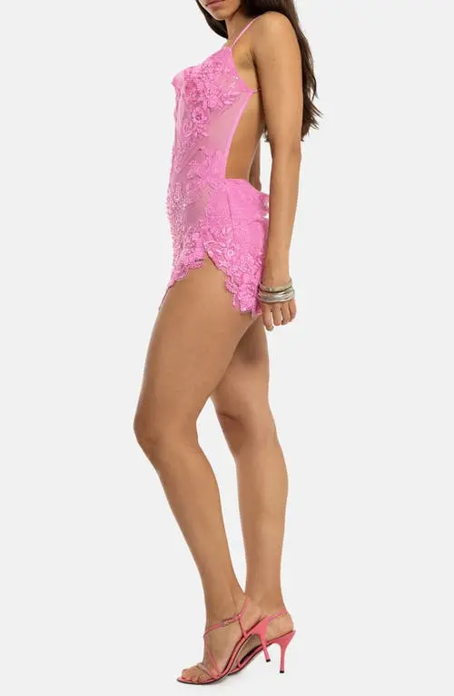 JADED LONDON Lace Mix Minidress