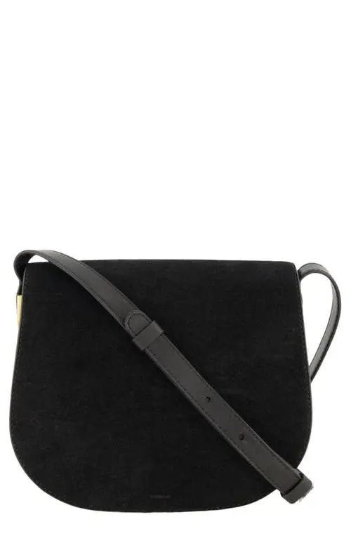 Vince Suede Saddle Crossbody Bag