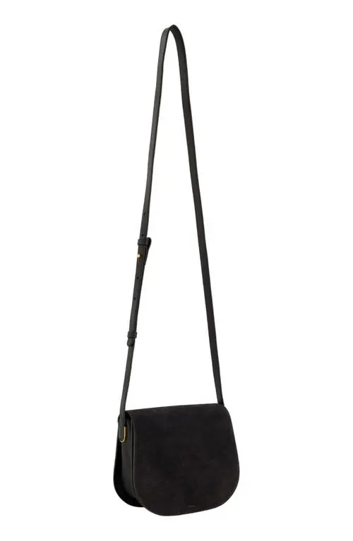 Vince Suede Saddle Crossbody Bag