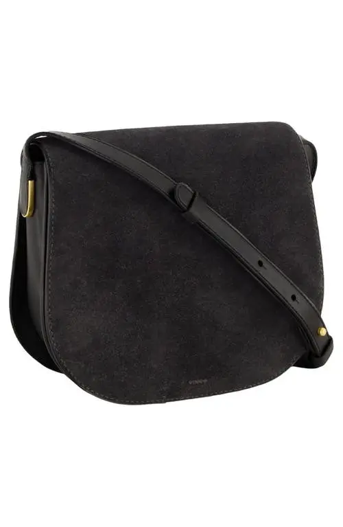 Vince Suede Saddle Crossbody Bag