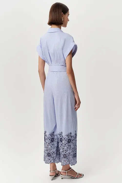 EXQUISE Zoie Embroidered Jumpsuit