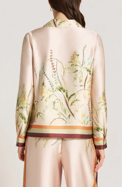 Matty M. Palmera Botanical Print Button-down Shirt