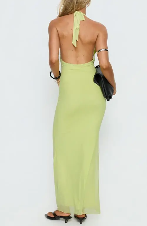 Princess Polly Astrazia Halter Maxi Dress