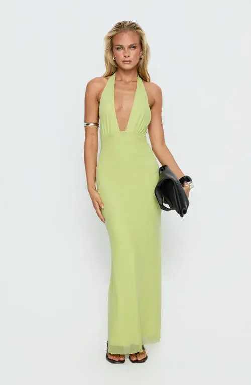 Princess Polly Astrazia Halter Maxi Dress