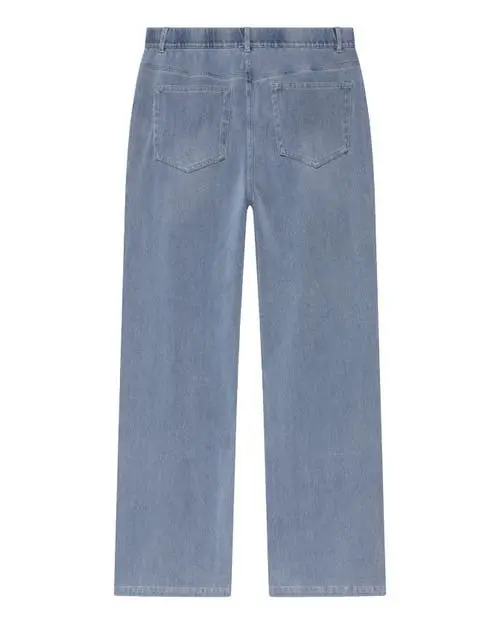 Mint Velvet Stretch Denim Wide Leg Travel Jeans
