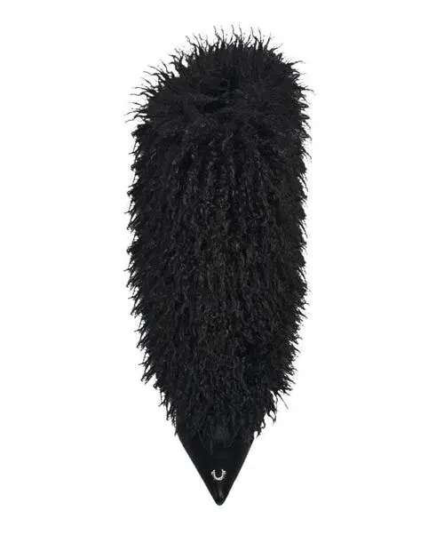 True Religion Faux Fur Trimmed Knee High Boots - Black
