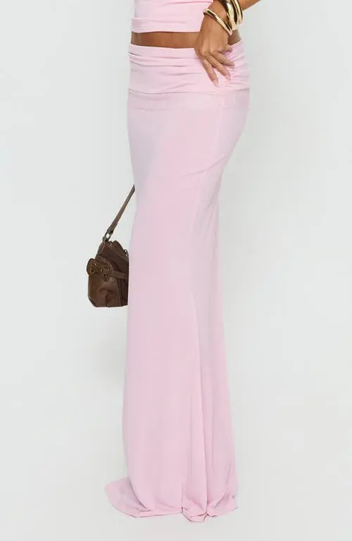 Princess Polly Zespri Lace Trim Jersey Maxi Skirt