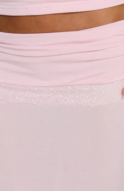Princess Polly Zespri Lace Trim Jersey Maxi Skirt