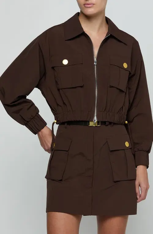 L'Agence Kade Cargo Pocket Windbreaker