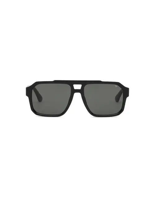 Philipp Plein Sunglasses With Double Bridge - Black/black