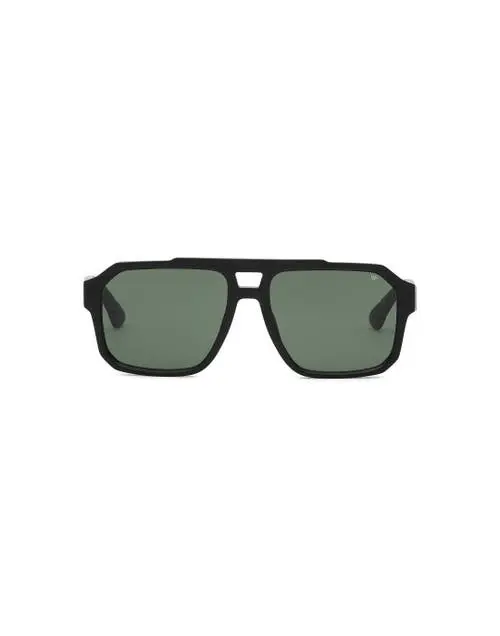 Philipp Plein Sunglasses With Double Bridge - Black/green