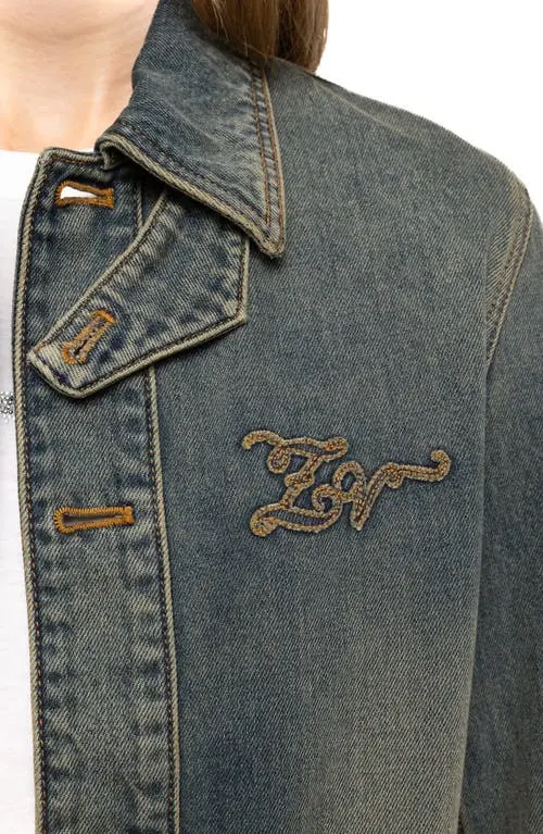 Zadig&Voltaire Lessa Logo Denim Jacket
