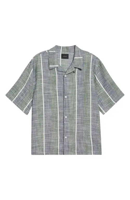 PACSUN Sunset Cotton Slub Camp Shirt