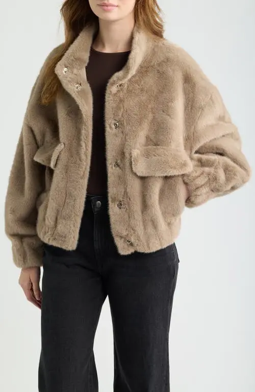 Deluc Badet Faux Fur Jacket - Mink